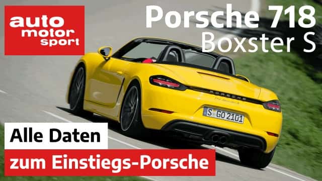 Porsche Boxster S Technische Daten