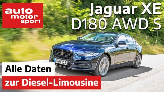 Jaguar XE D180 | die technischen Daten im Video