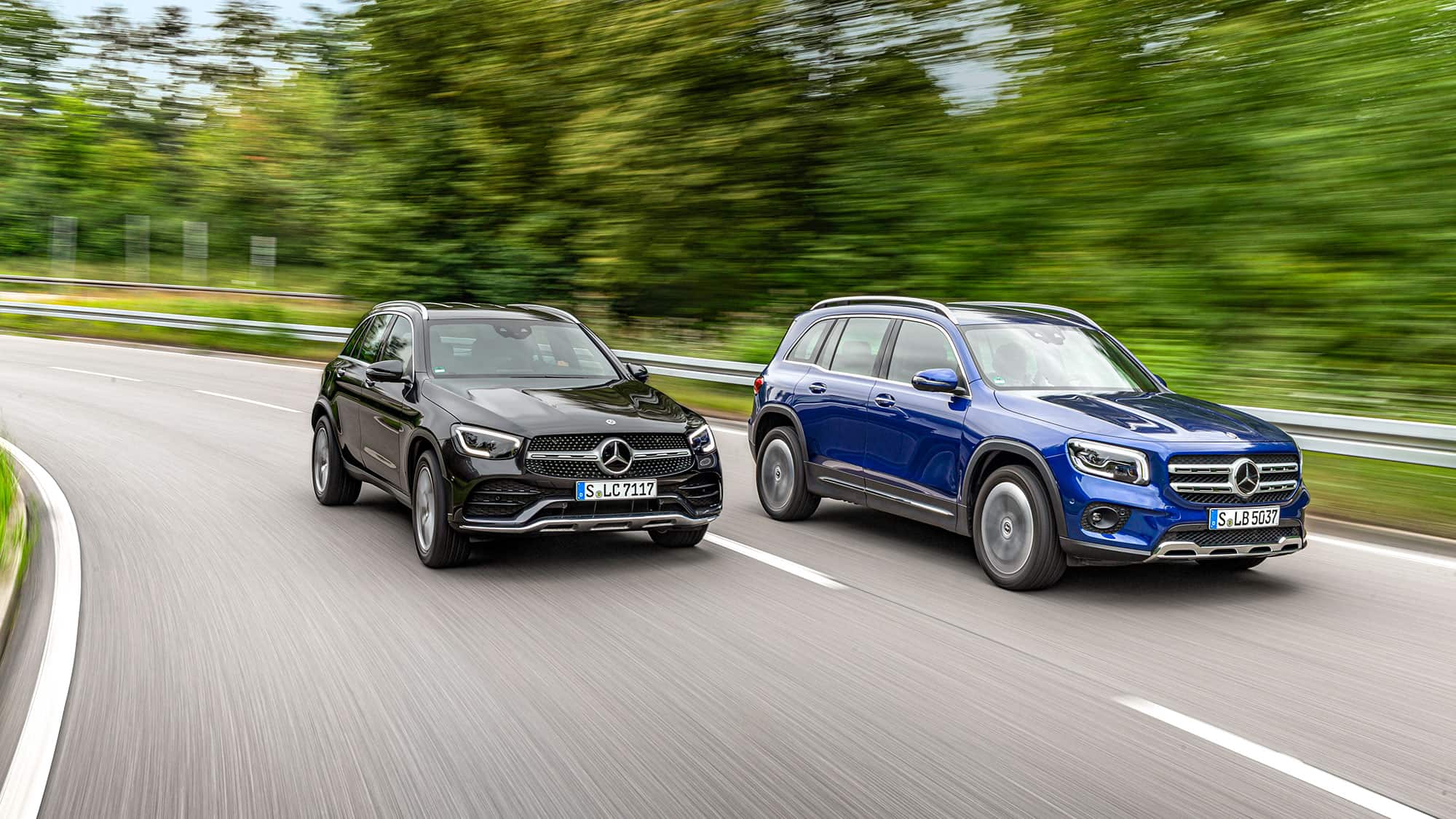 SUV-Vergleich: Mercedes GLB 220 d vs. GLC 220 d