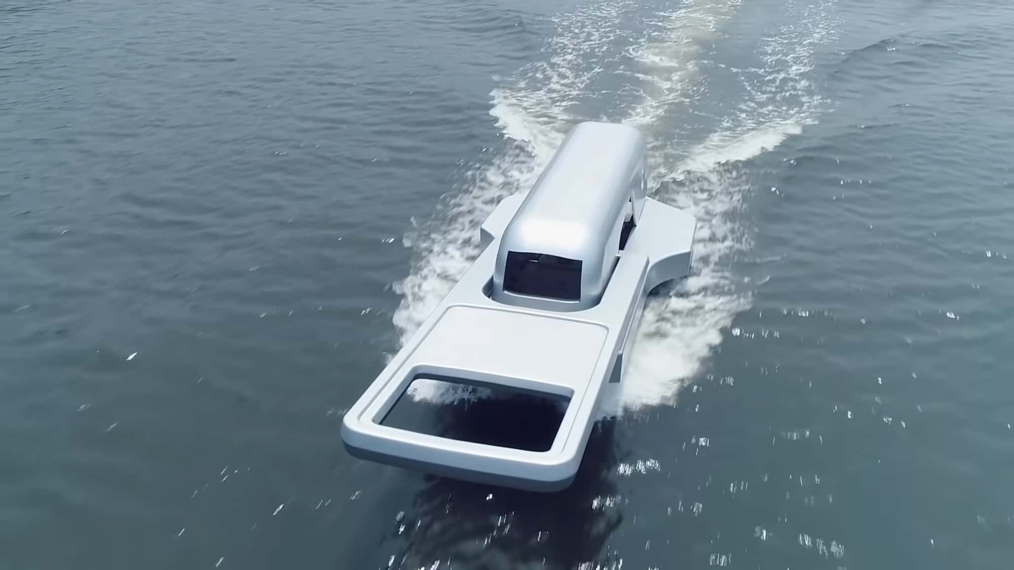 Hingucker-Sportboot: Zip-Fastener Ship