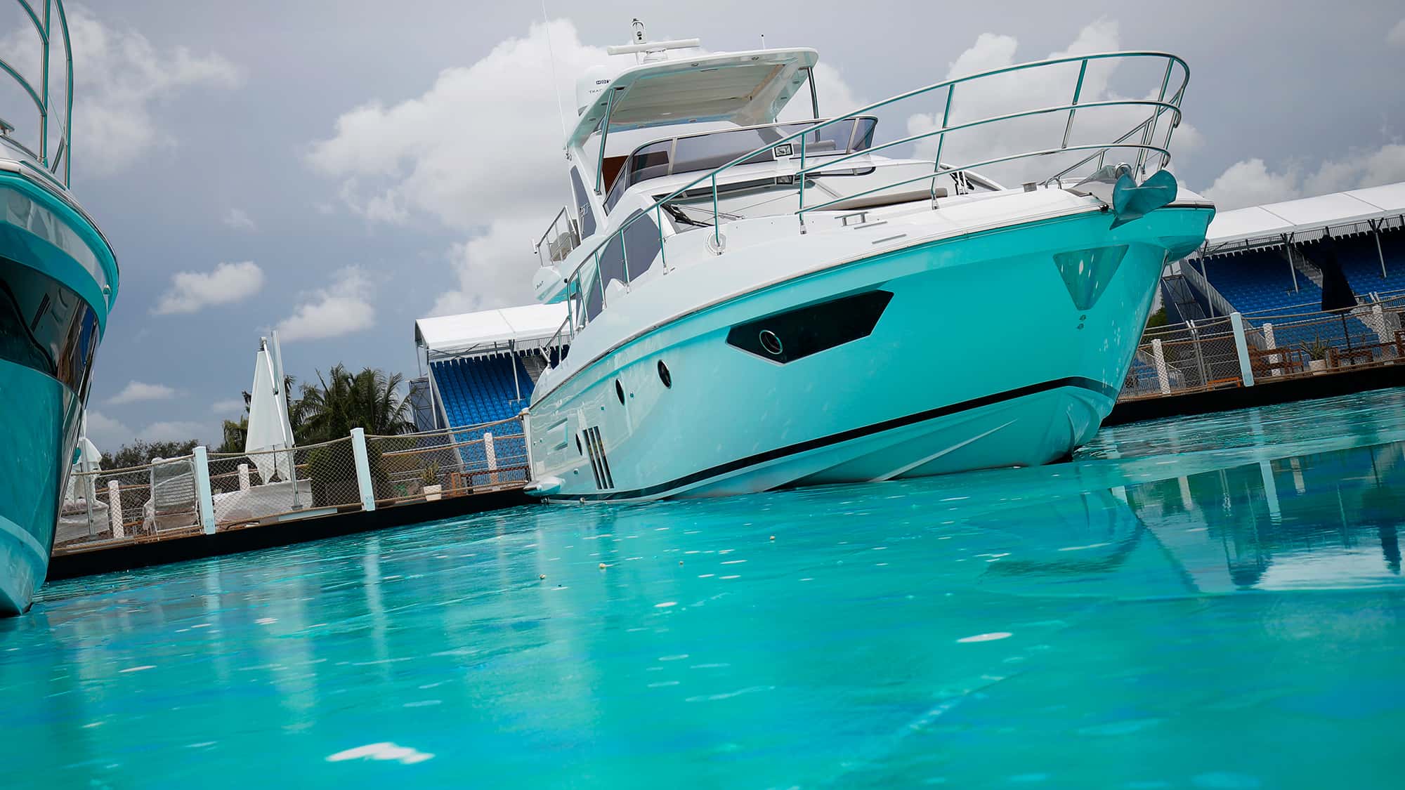 Erste Fotos vom GP Miami: Fake-Hafen ohne Wasser