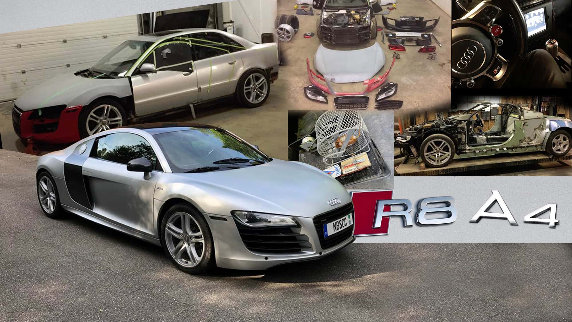 Vom Hobby-Karosseriebauer: Fake-R8 auf Audi-A4-Basis
