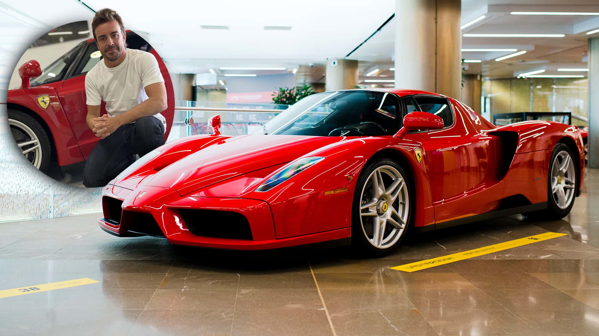 Alonso-Ferrari: Enzo No.1 mit 4.800 km versteigert