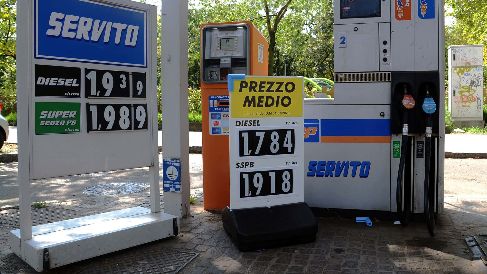 Tankstelle in Italien: Was bedeutet „Prezzo medio“?