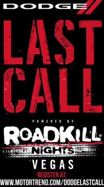 Der Teaser zu den Dodge Last Call Final-Modellen