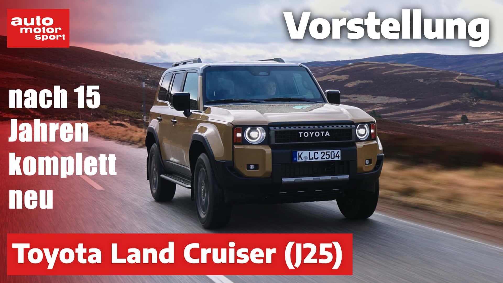 Der komplett neue Toyota Land Cruiser (J25) im Video erklärt