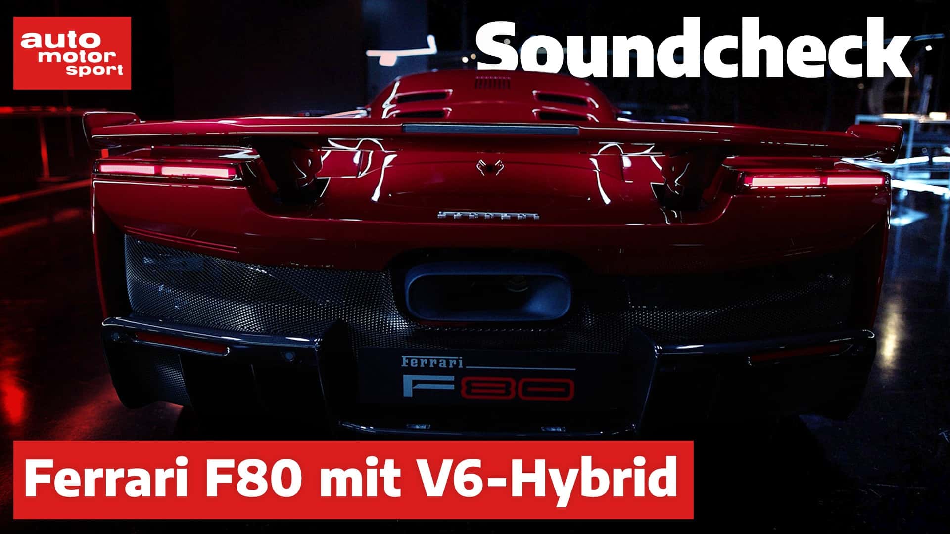 Tonspur entdeckt: So klingt der Ferrari F80