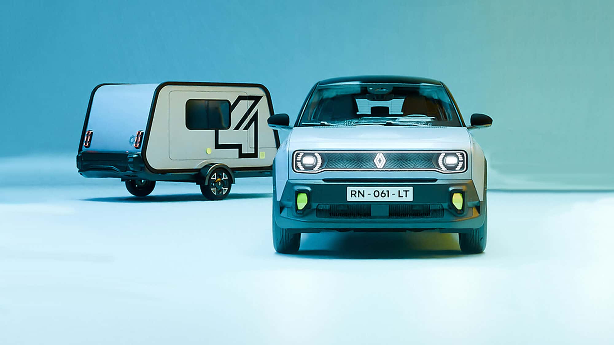 Schicker Mini-Wohnwagen von Renault
