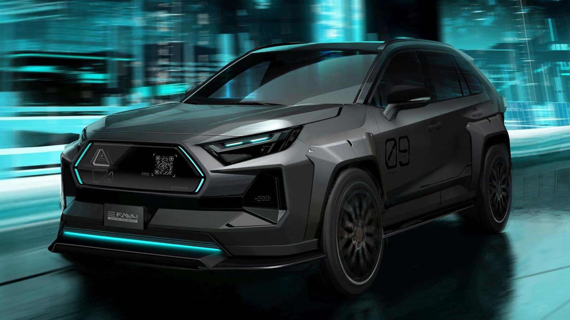 Toyota RAV4 Dark Side Performance: Scharfer Science-Fiction-SUV