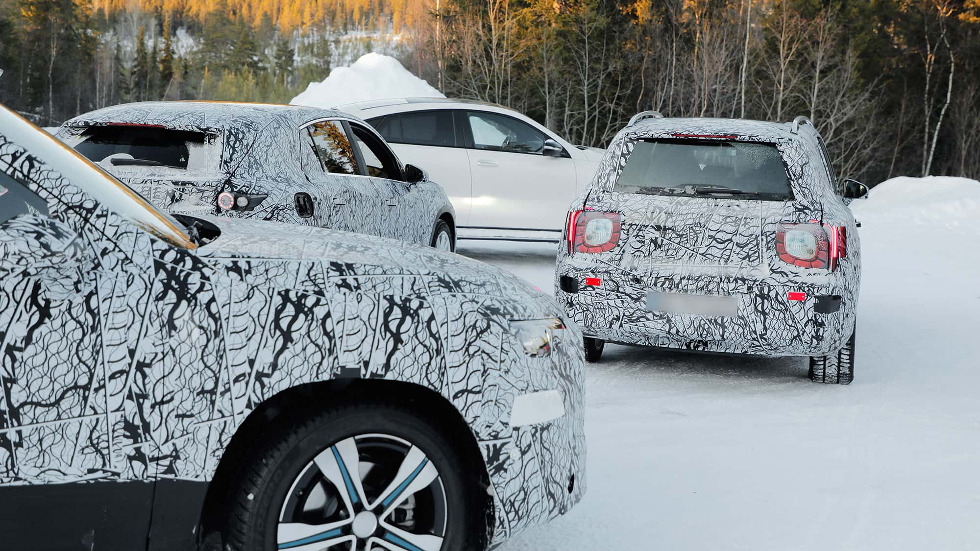 Neuer Mercedes GLB erwischt