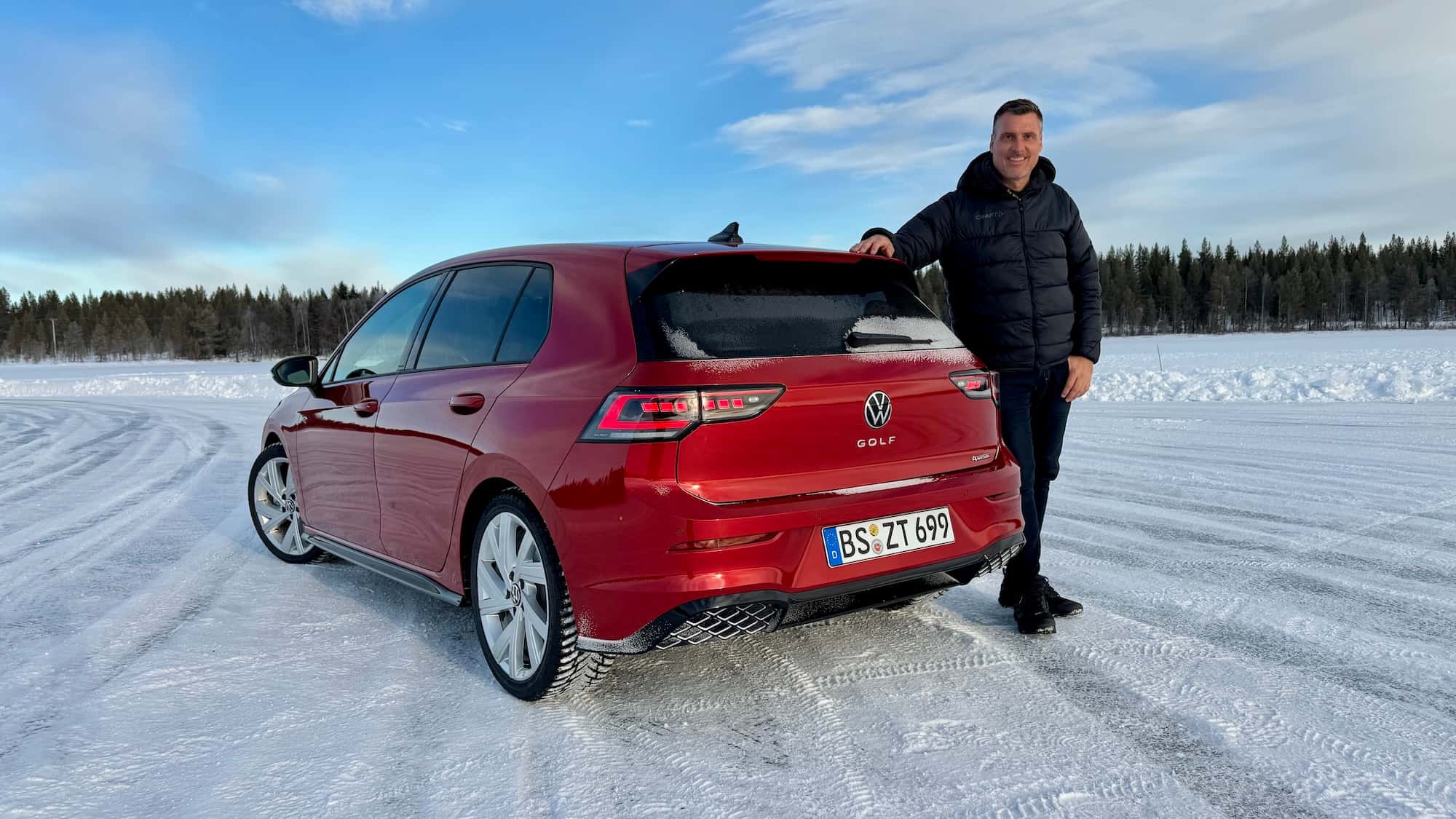 Erste Fahrt im VW Golf 4-Motion