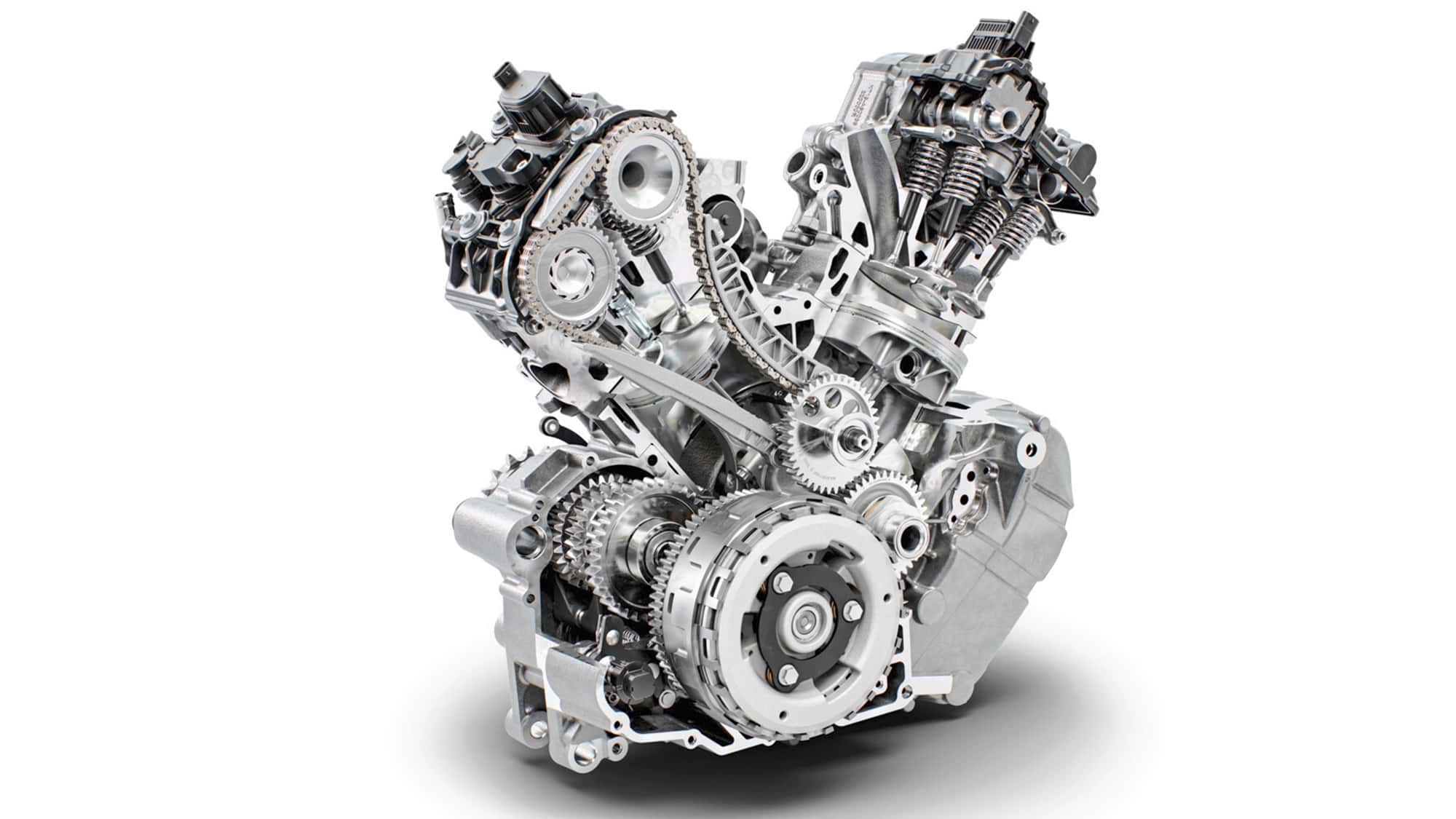 V2-Motor von KTM im Detail