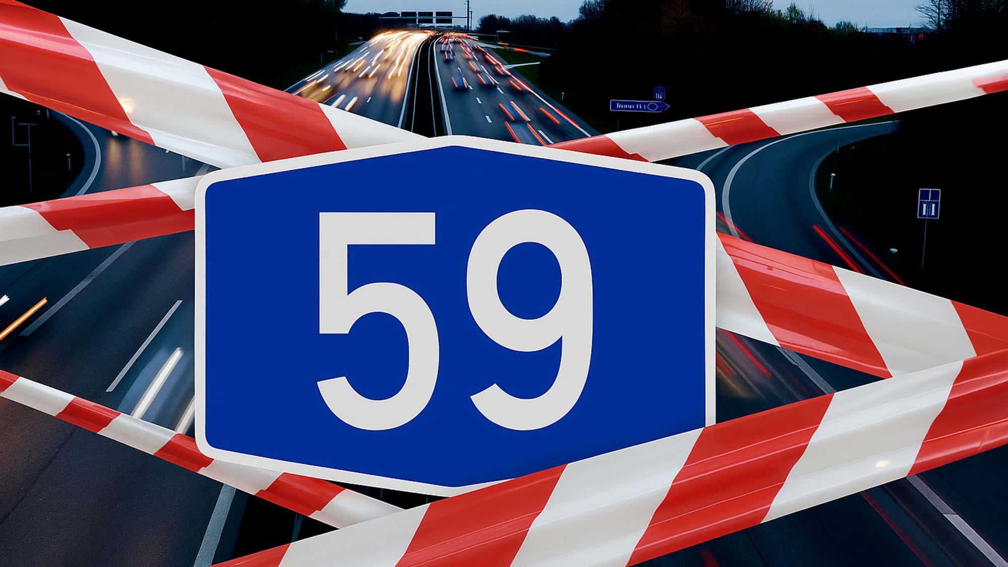 Sperrung Der A59