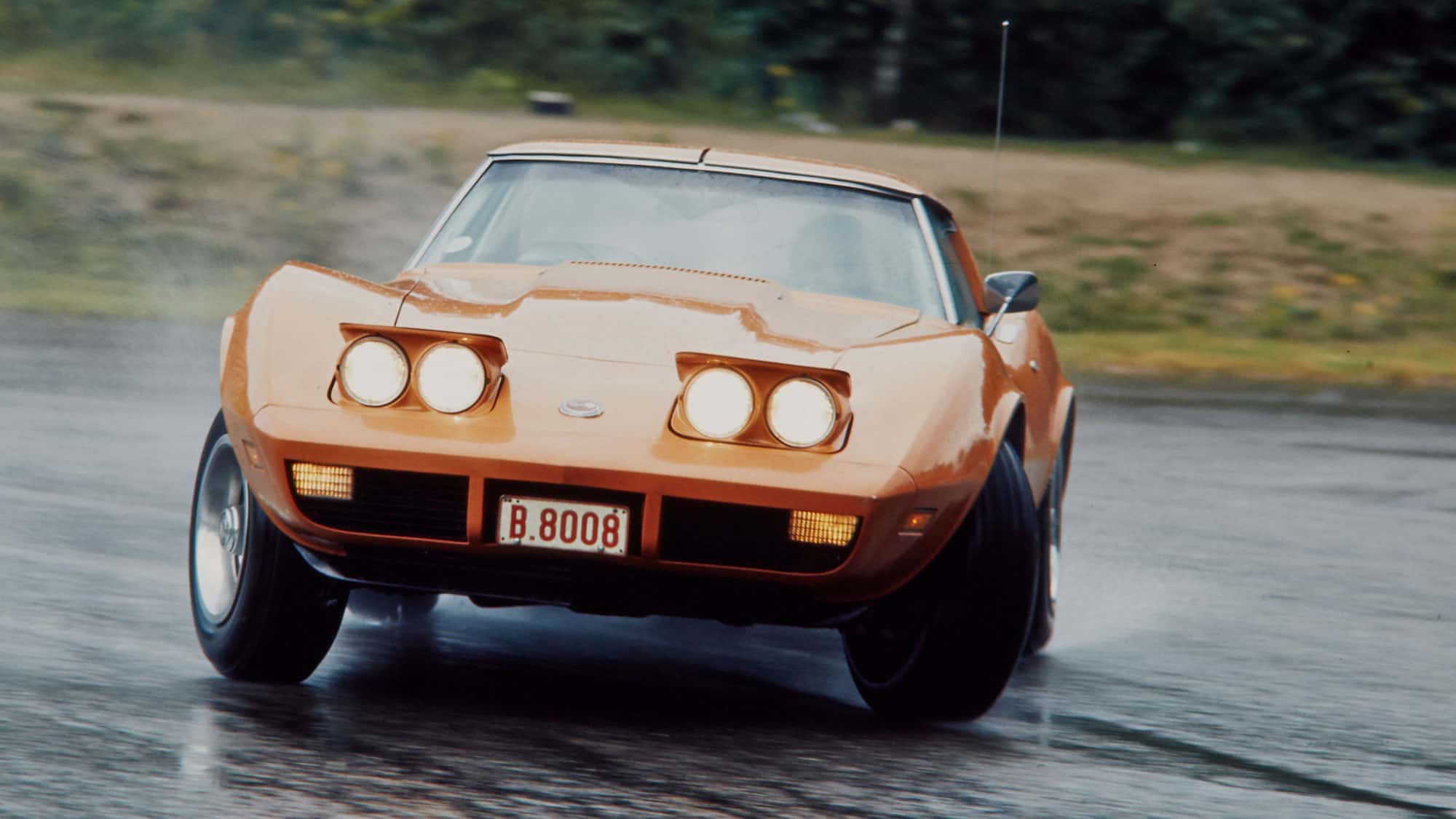 Chevrolet Corvette Stingray mit 7,4 Liter Hubraum im Original-Test von 1974