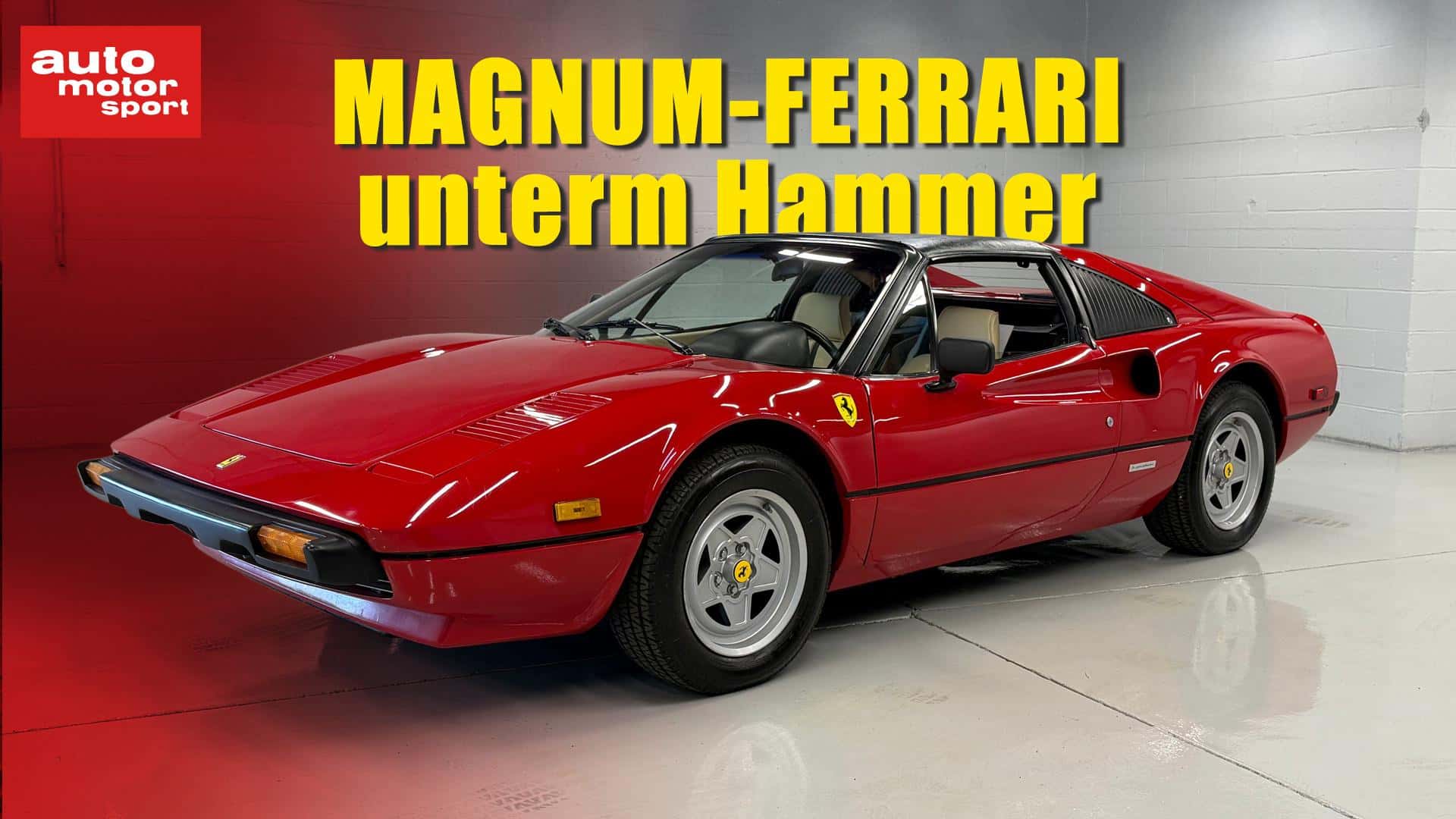 Magnum P.I.: Ferrari 308 GTS aus dem Opening