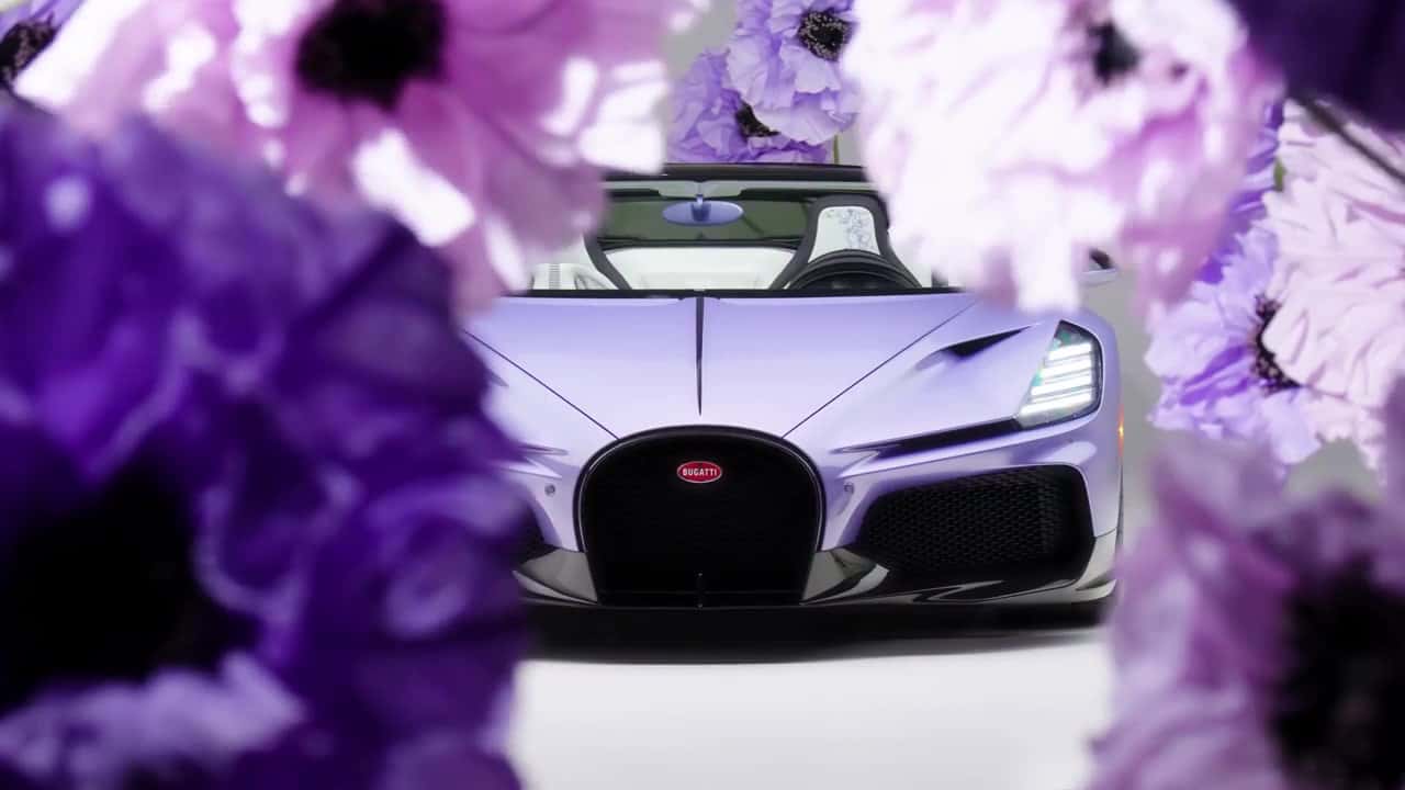 Bugatti: Lavendel-Traum auf Rädern