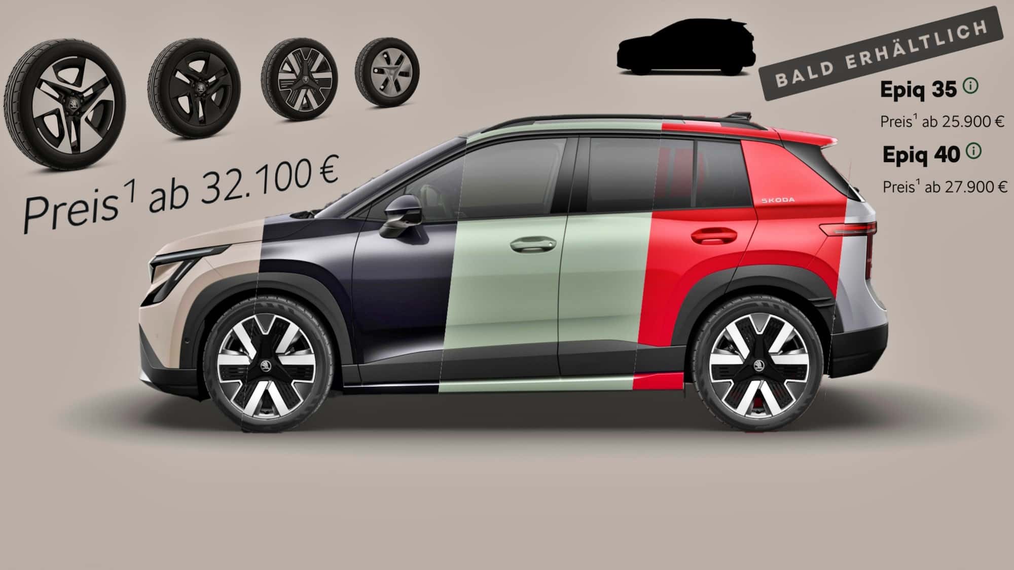 Skoda Epiq im Konfigurator: Ganz schön teuer für ein Günstig-E-SUV