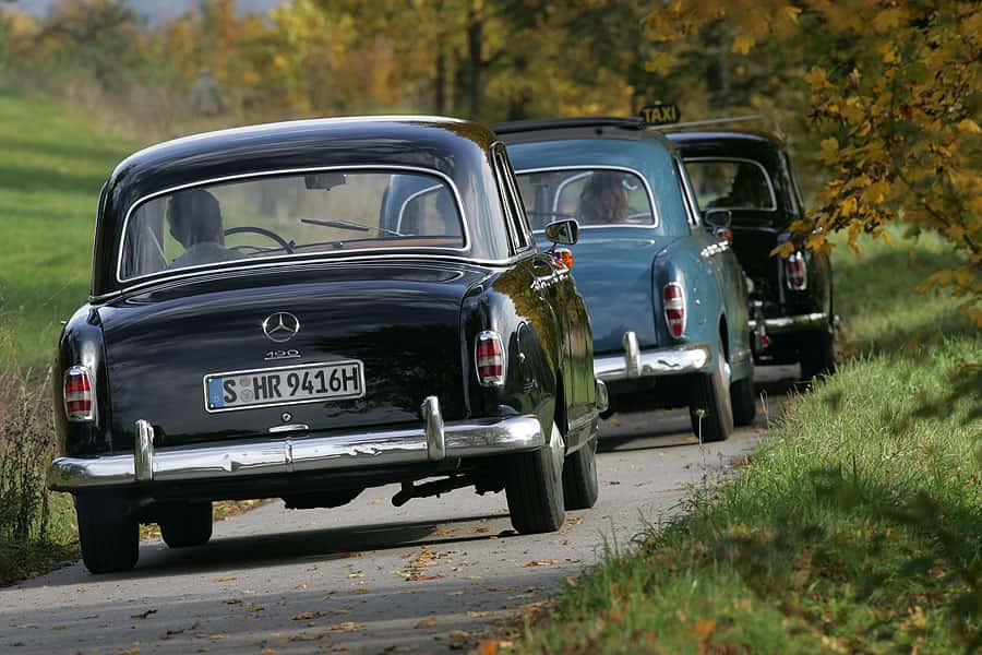 Mercedes Ponton-Diesel - Impression: Sparsamer Diesel (Technische Daten)